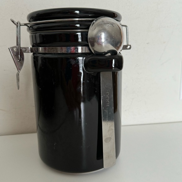 Pier 1 | Kitchen | Pier Black Ceramic Airtight Seal Coffee Bean Storage ...
